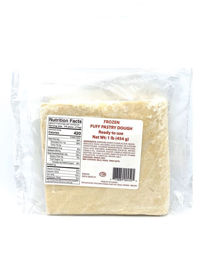 Frozen :: Frozen Dough :: FROZEN PUFF PASTRY DOUGH 454g